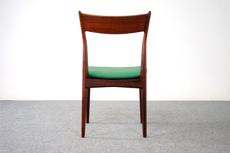 6 Danish Rosewood Dining Chairs, by HP Hansen For Sale at 1stDibs