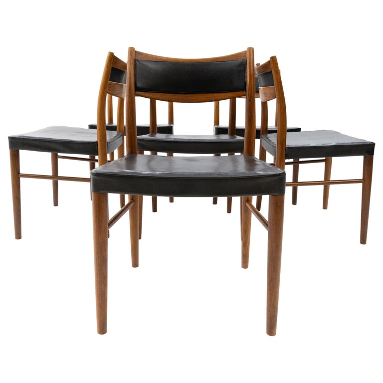 6 Gemla Teak Dining chairs Sweden 1960s at 1stDibs