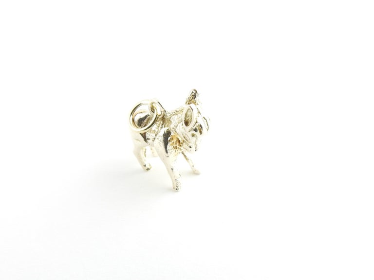 6 Karat Yellow Gold Donkey Charm For Sale at 1stDibs