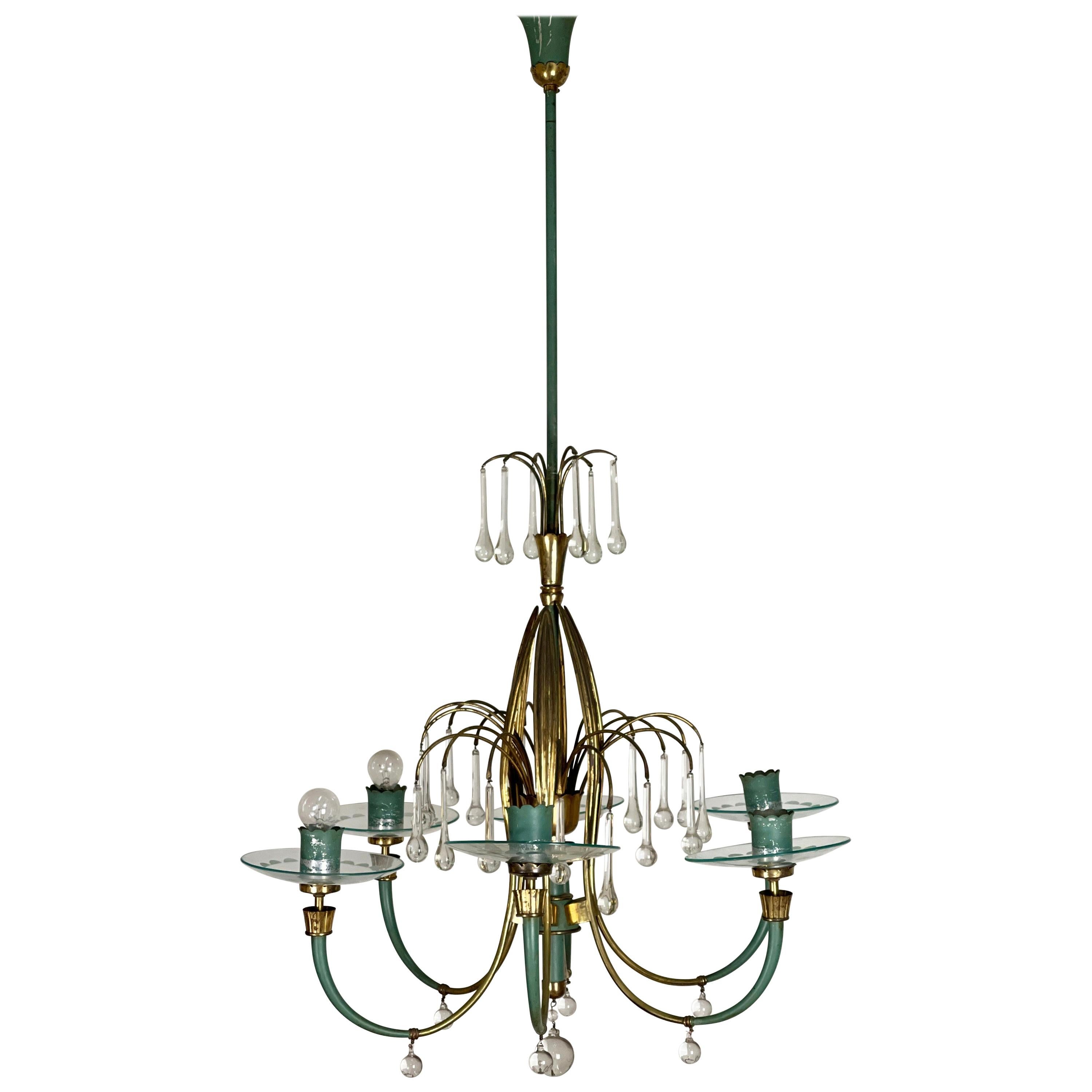 David Chipperfield Chandelier, Fontana Arte Edition, Italy, circa 2000 ...