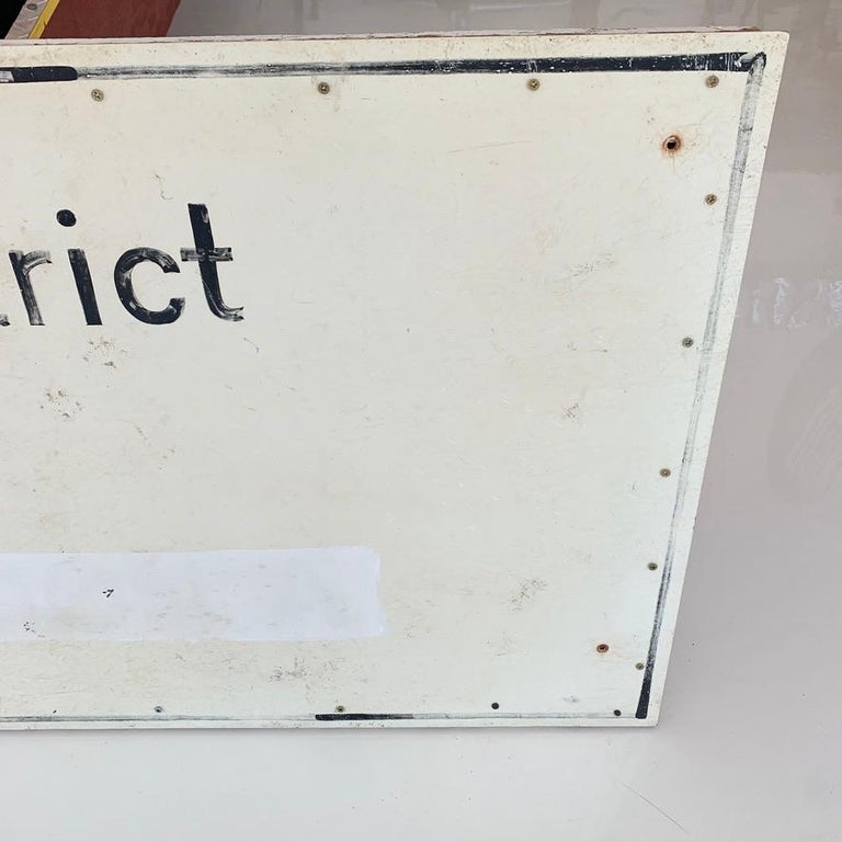 Los Angeles Unified School District Sign For Sale at 1stDibs