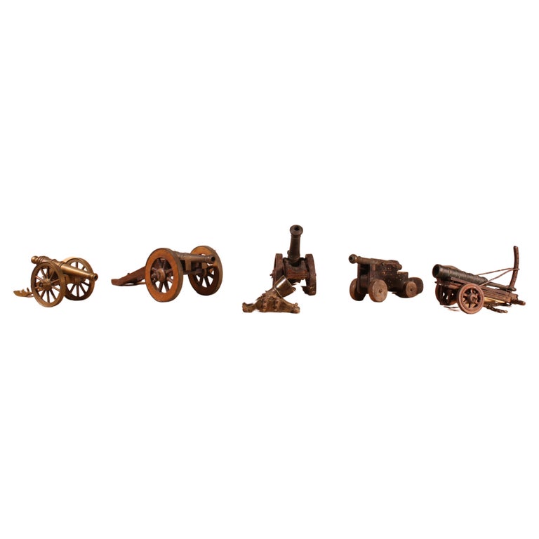 6 Miniature Cannons from the, 19th Century For Sale at 1stDibs