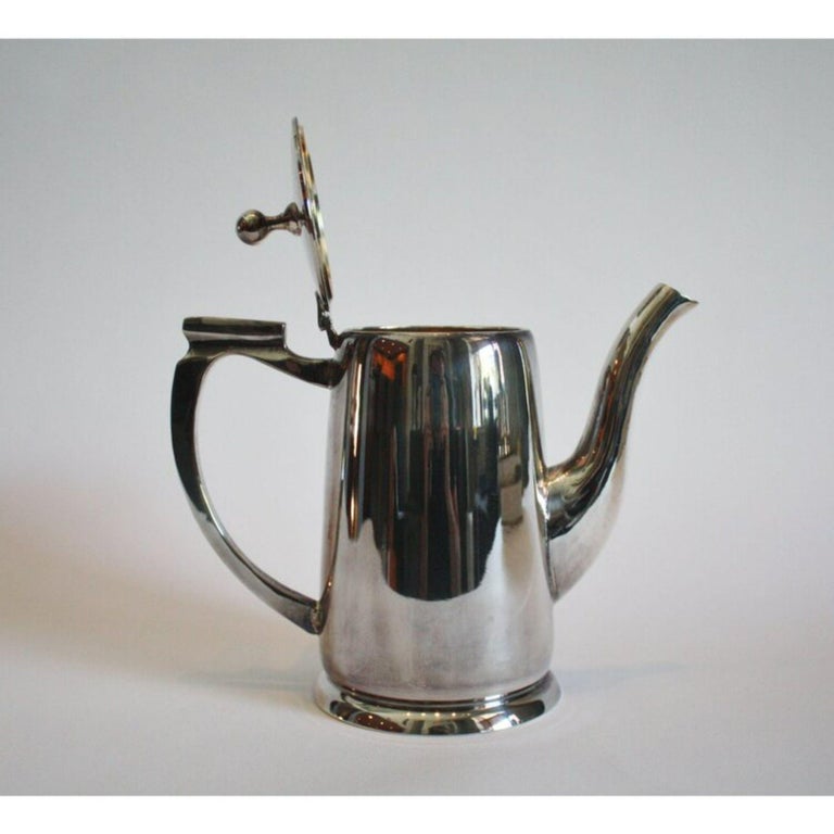 6 Piece Silver- Plated Tea and Coffee Service For Sale at 1stDibs