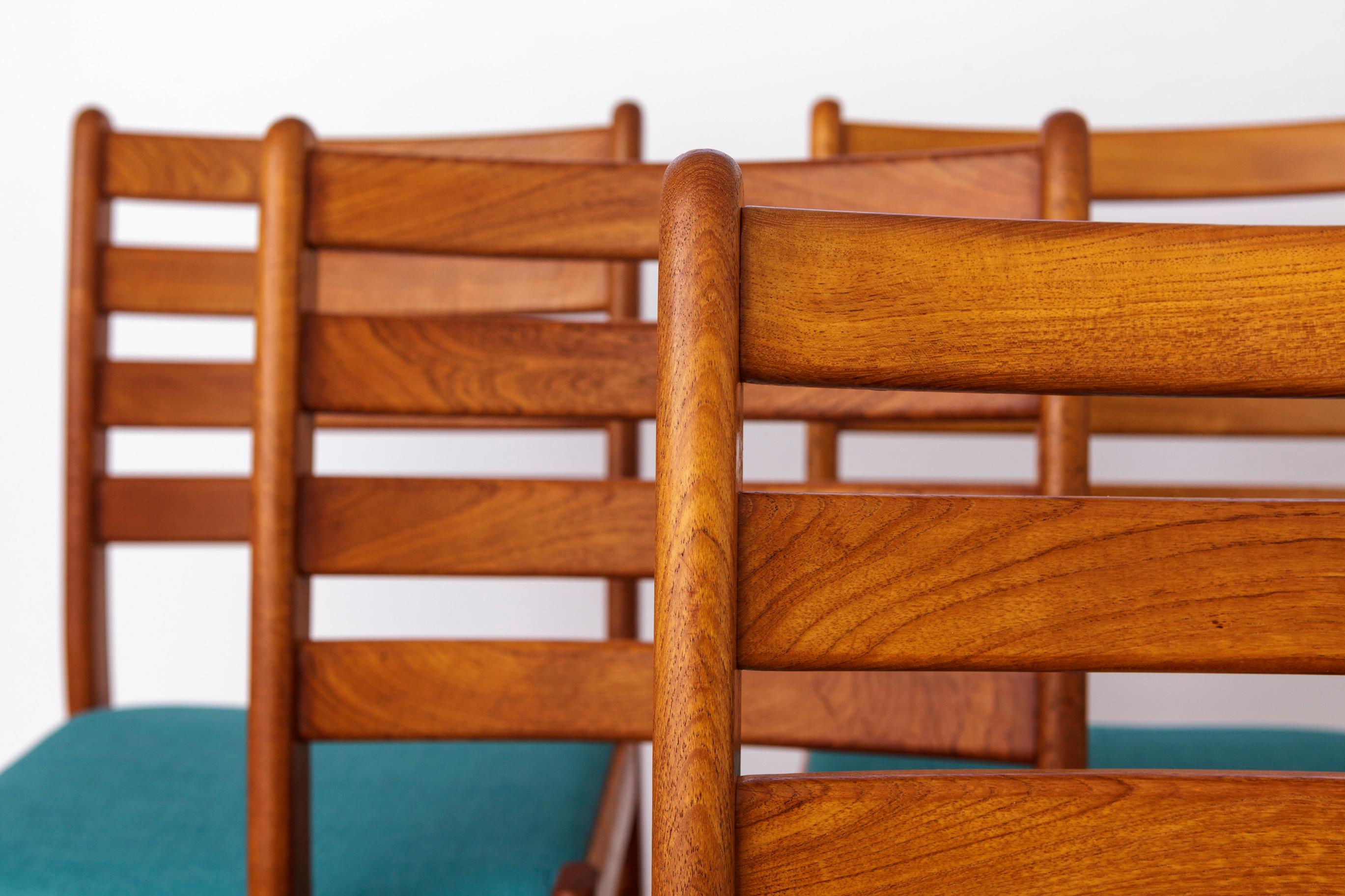 6 Vintage Chairs, 1970s, by Korup Stolefabrik, Denmark, Teak, Vintage ...