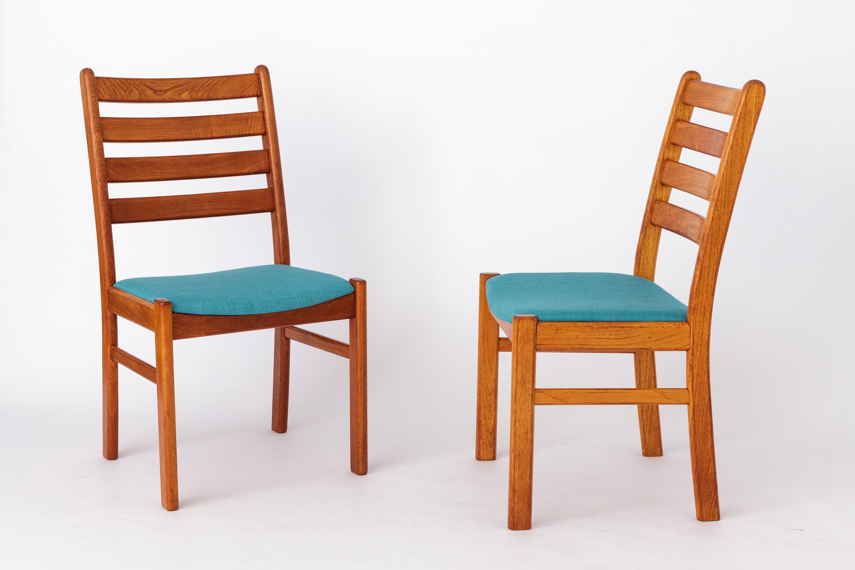 6 Vintage Chairs, 1970s, by Korup Stolefabrik, Denmark, Teak, Vintage ...
