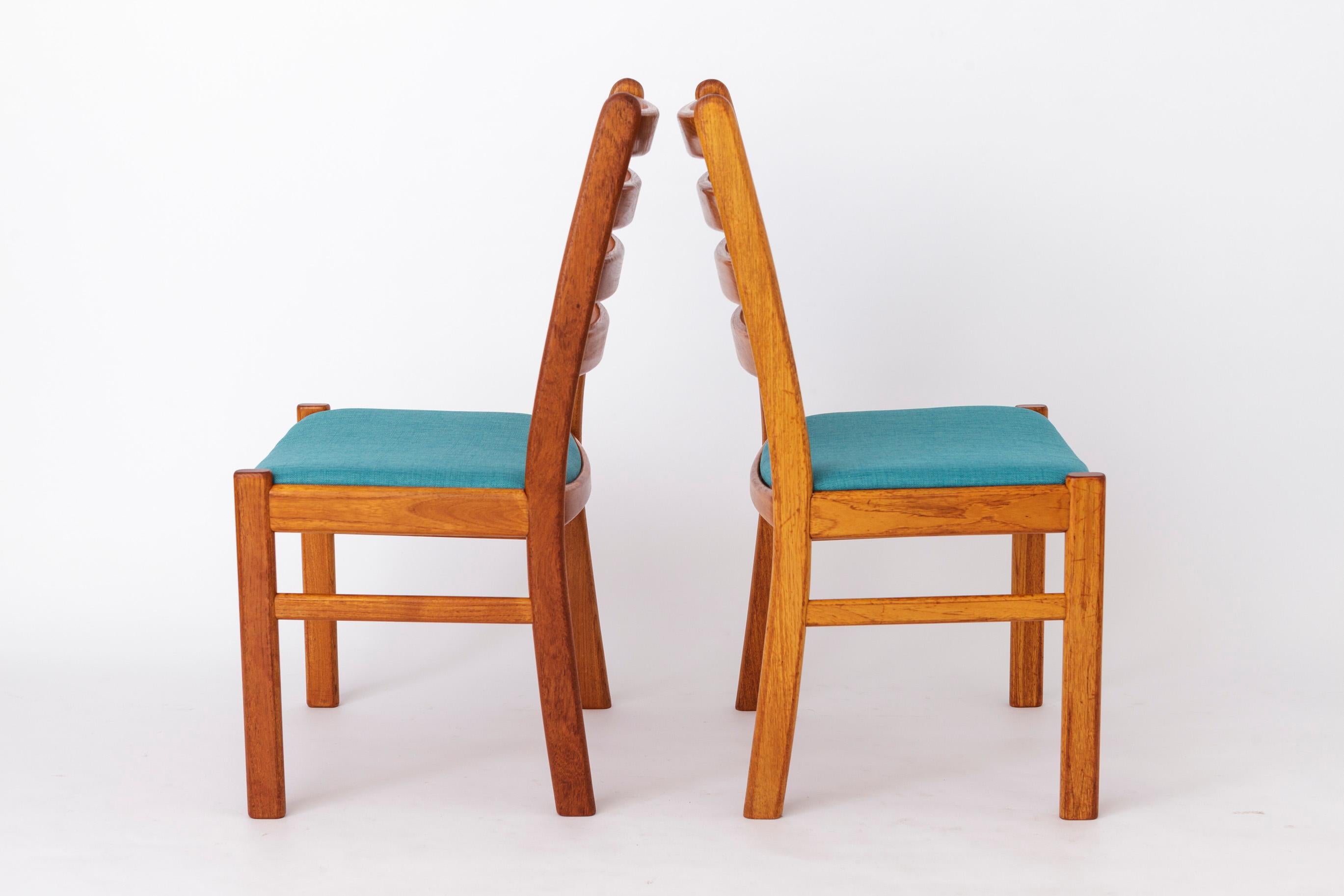 6 Vintage Chairs, 1970s, by Korup Stolefabrik, Denmark, Teak, Vintage ...