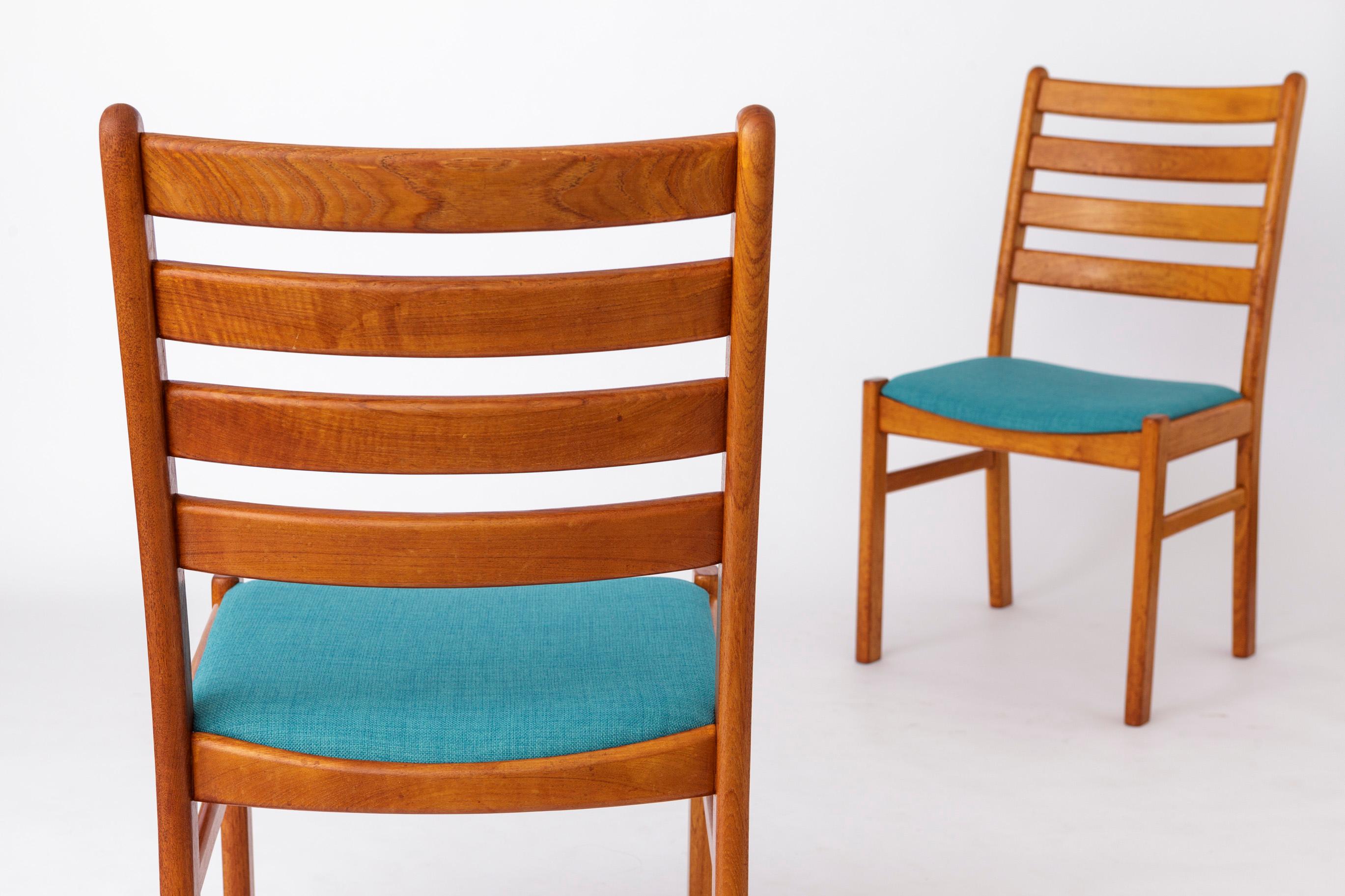 6 Vintage Chairs, 1970s, by Korup Stolefabrik, Denmark, Teak, Vintage ...