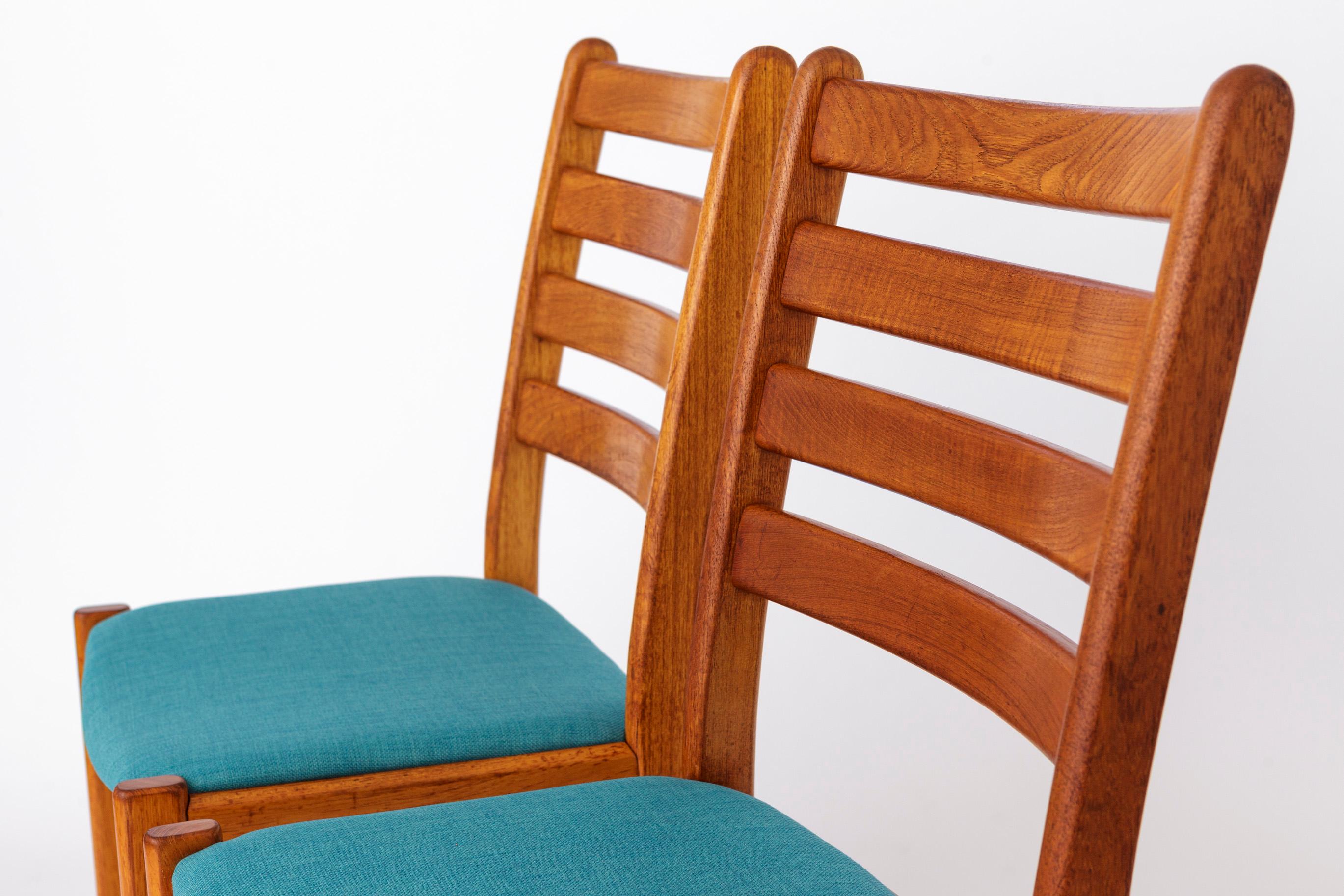 6 Vintage Chairs, 1970s, by Korup Stolefabrik, Denmark, Teak, Vintage ...