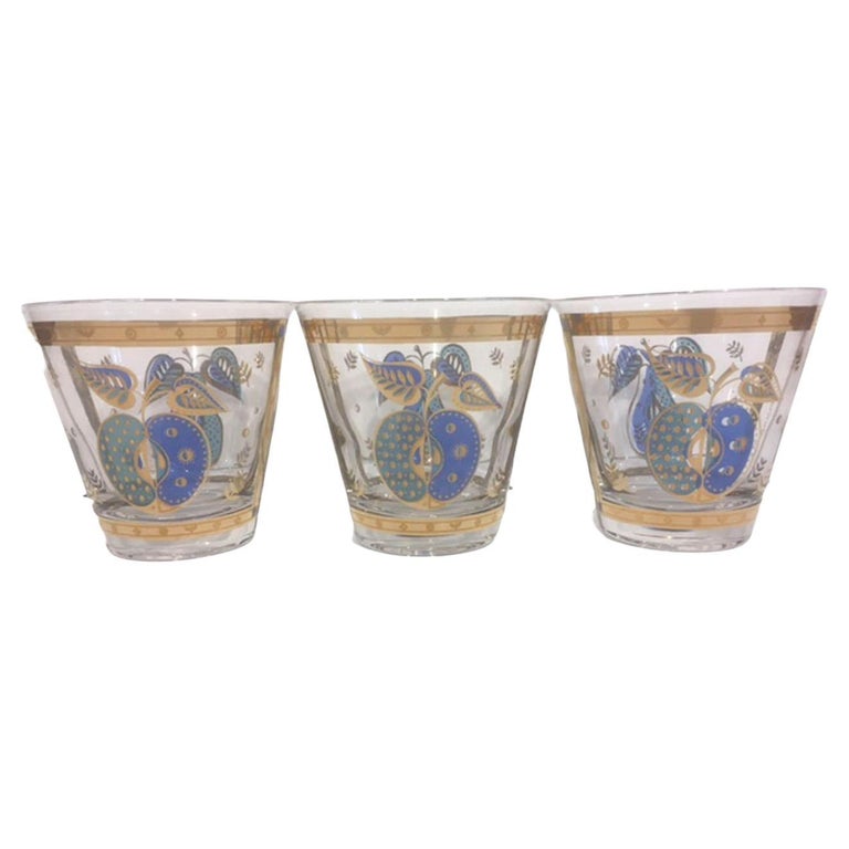 6 Vintage Old Fashioned Glasses by Georges Briard in the Forbidden ...