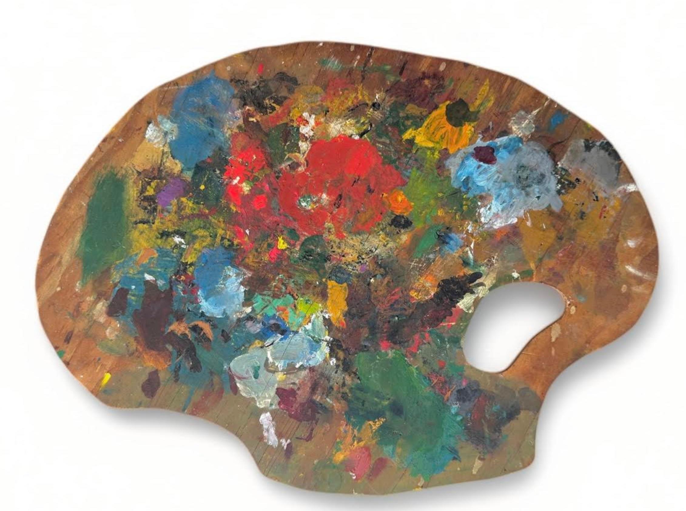 6 Vintage Organic Shaped Artist Palettes For Sale at 1stDibs