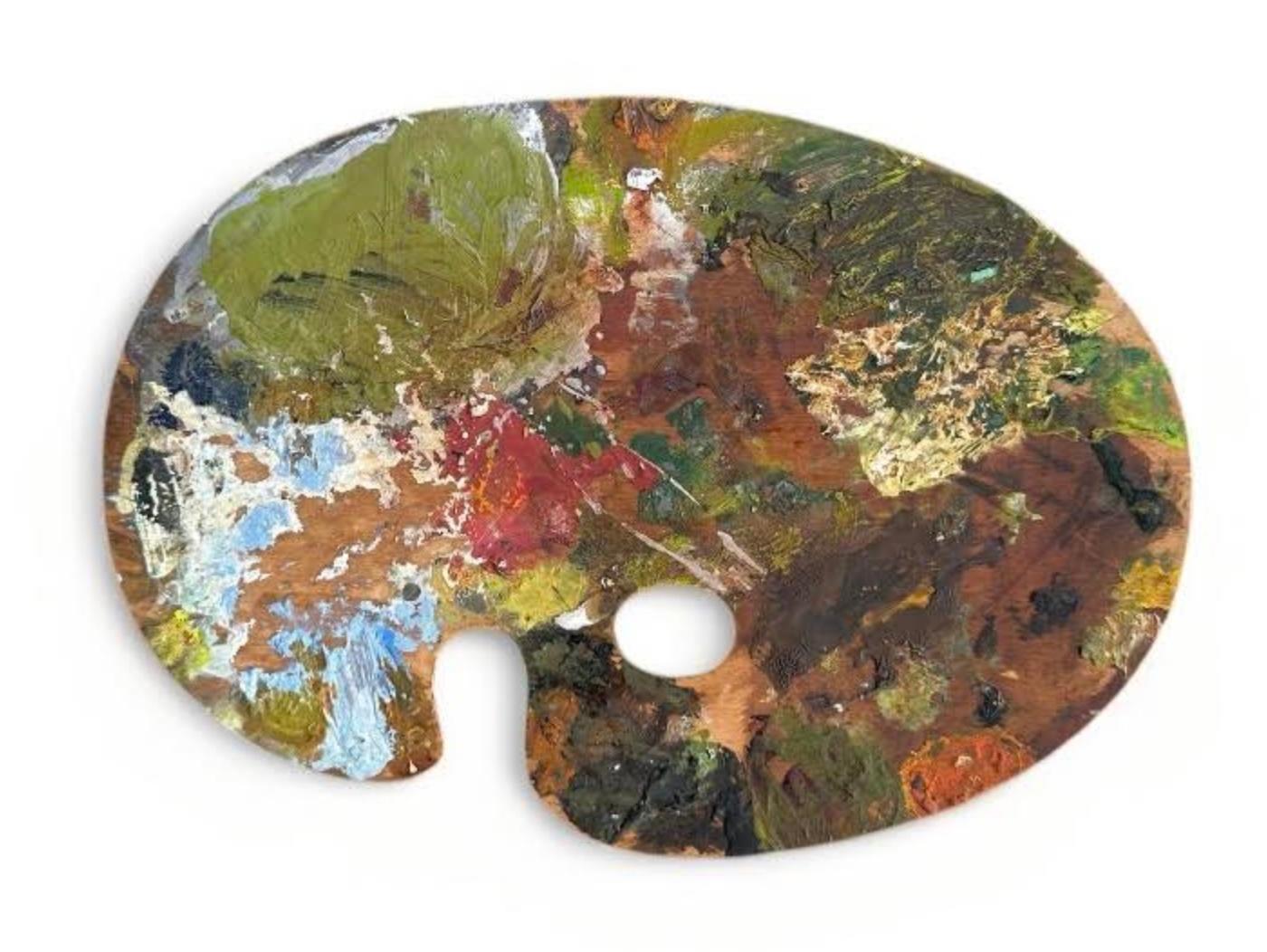 6 Vintage Organic Shaped Artist Palettes For Sale at 1stDibs