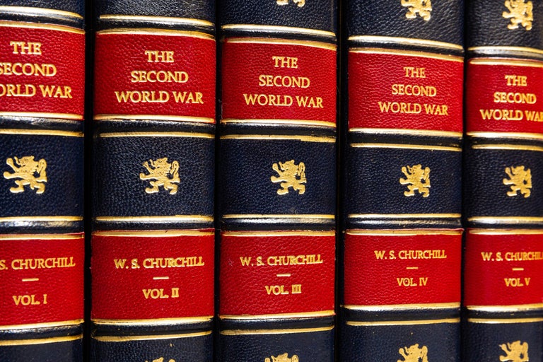 6 Volumes, Winston Churchill, The Second World War at 1stDibs