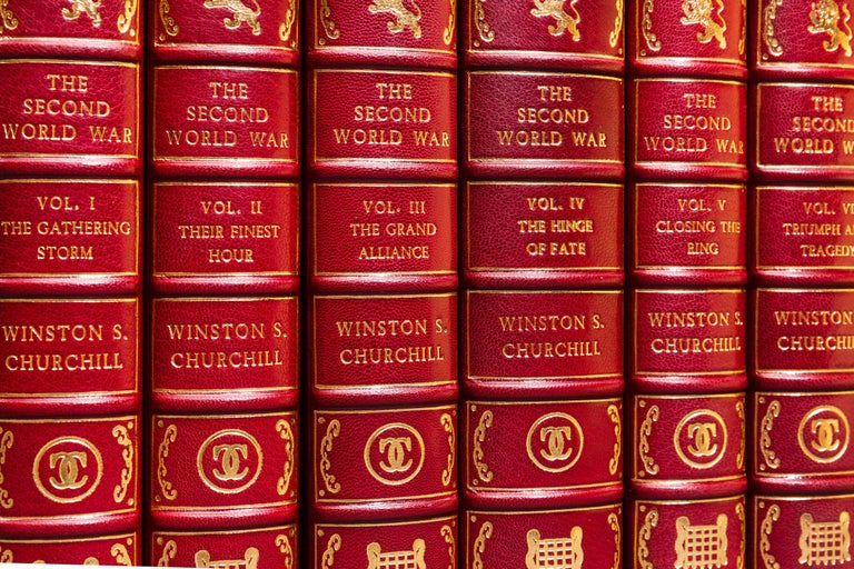 6 Volumes, Winston S. Churchill, the Second World War at 1stDibs