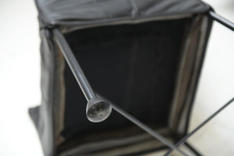 6 x Chaplin Vintage Leather Dining Chairs by Gerard van den Berg for ...