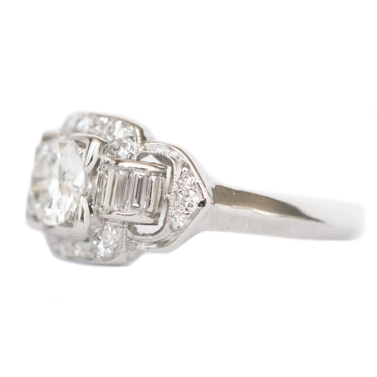 .60 Carat Diamond Platinum Engagement Ring at 1stDibs | .60 carat ...