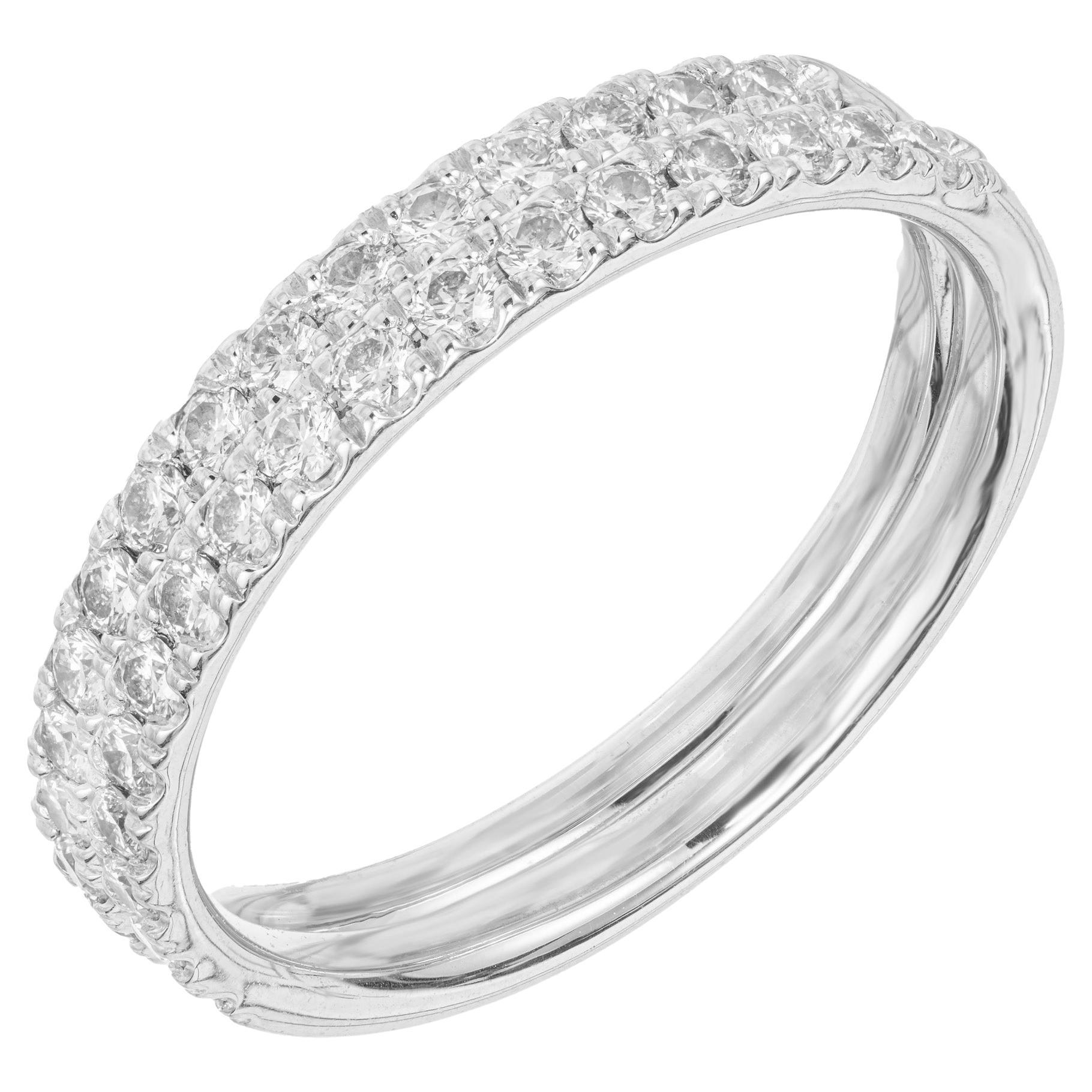 Vintage Band Rings - 18,290 For Sale at 1stdibs | sapphire and diamond ...