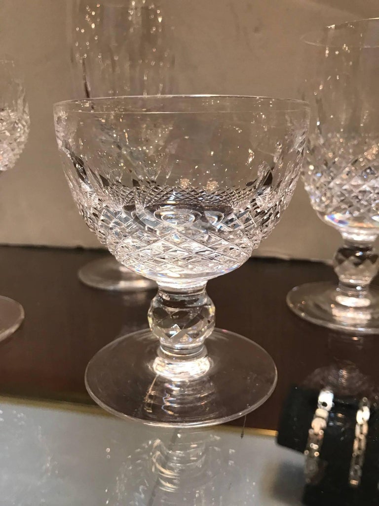 60 Piece Set of Handcut Irish Crystal Stemware by Waterford Colleen at ...