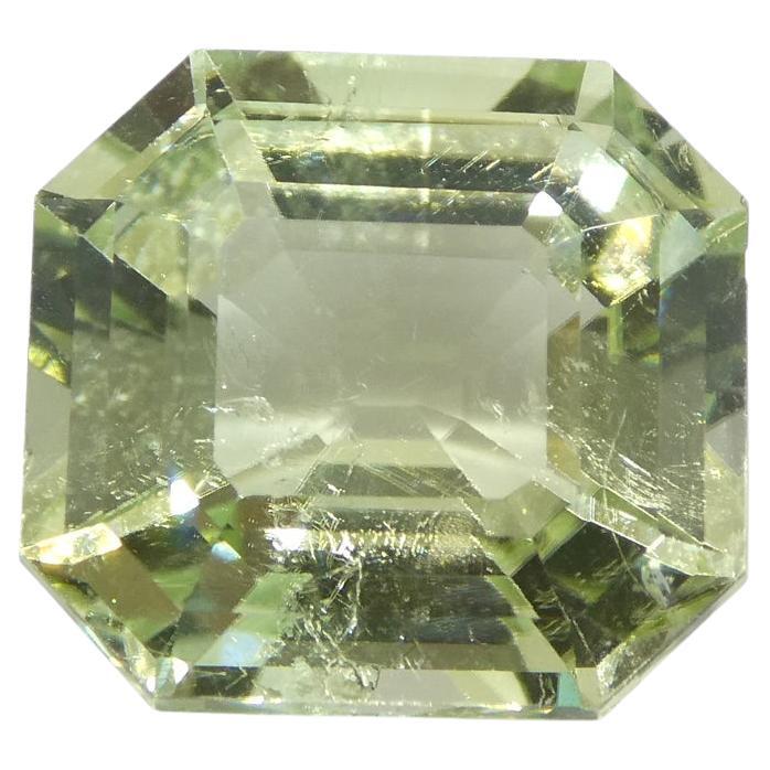 4.51ct Emerald Cut Pink and Green Bi-Colour Tourmaline from Brazil For ...