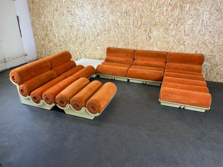 60er 70er Jahre Rare Modular Sofa Modul Couch Italy Design Space Age ...