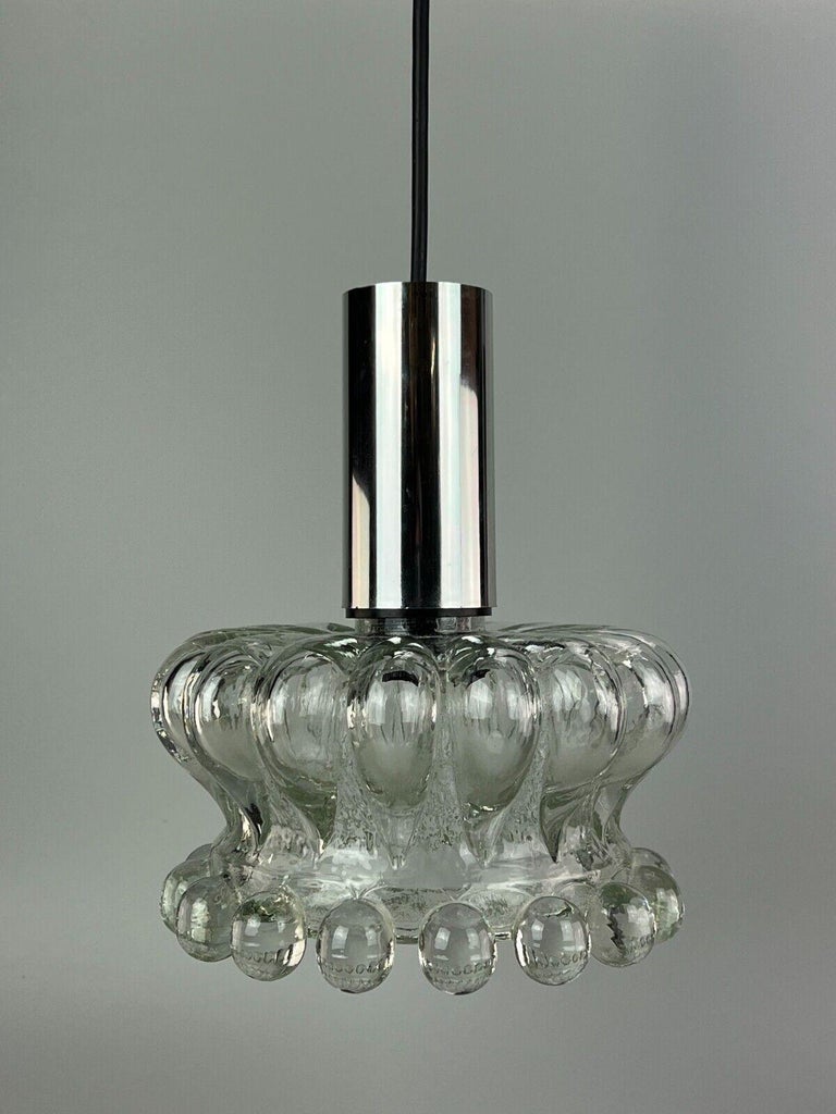 60s 70s Ceiling Lamp Hanging Lamp Glass Bubble Mid Century Space Age ...