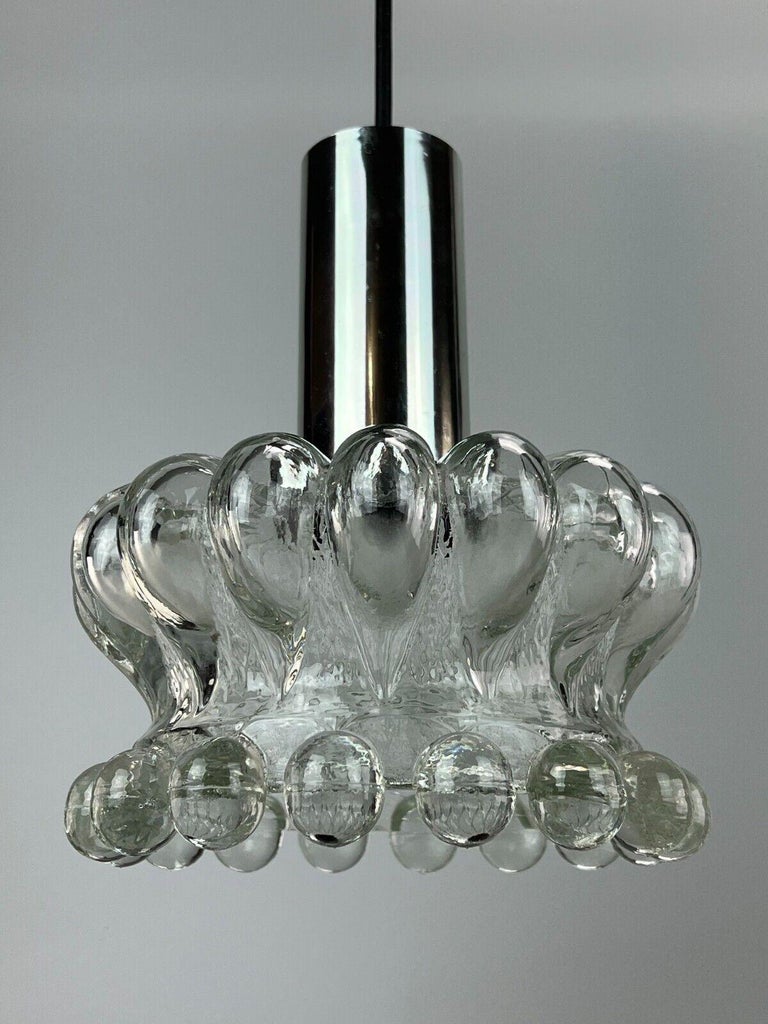 60s 70s Ceiling Lamp Hanging Lamp Glass Bubble Mid Century Space Age ...