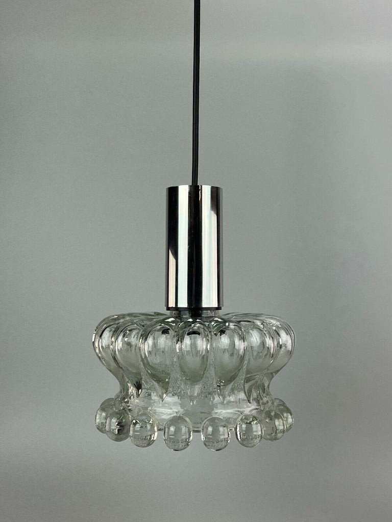 60s 70s Ceiling Lamp Hanging Lamp Glass Bubble Mid Century Space Age ...