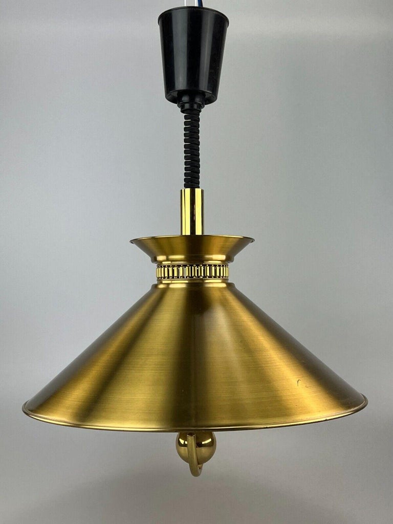 60s 70s Ceiling Lamp Hanging Lamp Hugo Frandsen Denmark Brass Design ...