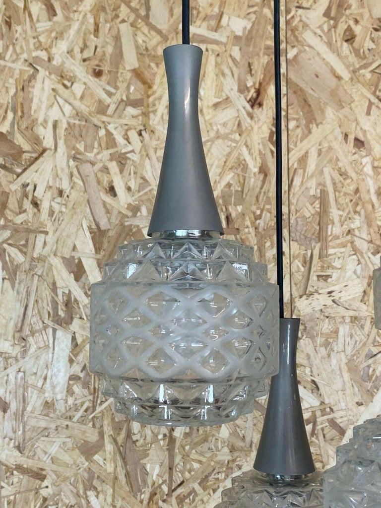 60s 70s Ceiling Light Hanging Lamp Cascade Lamp Glass Space Age Design ...