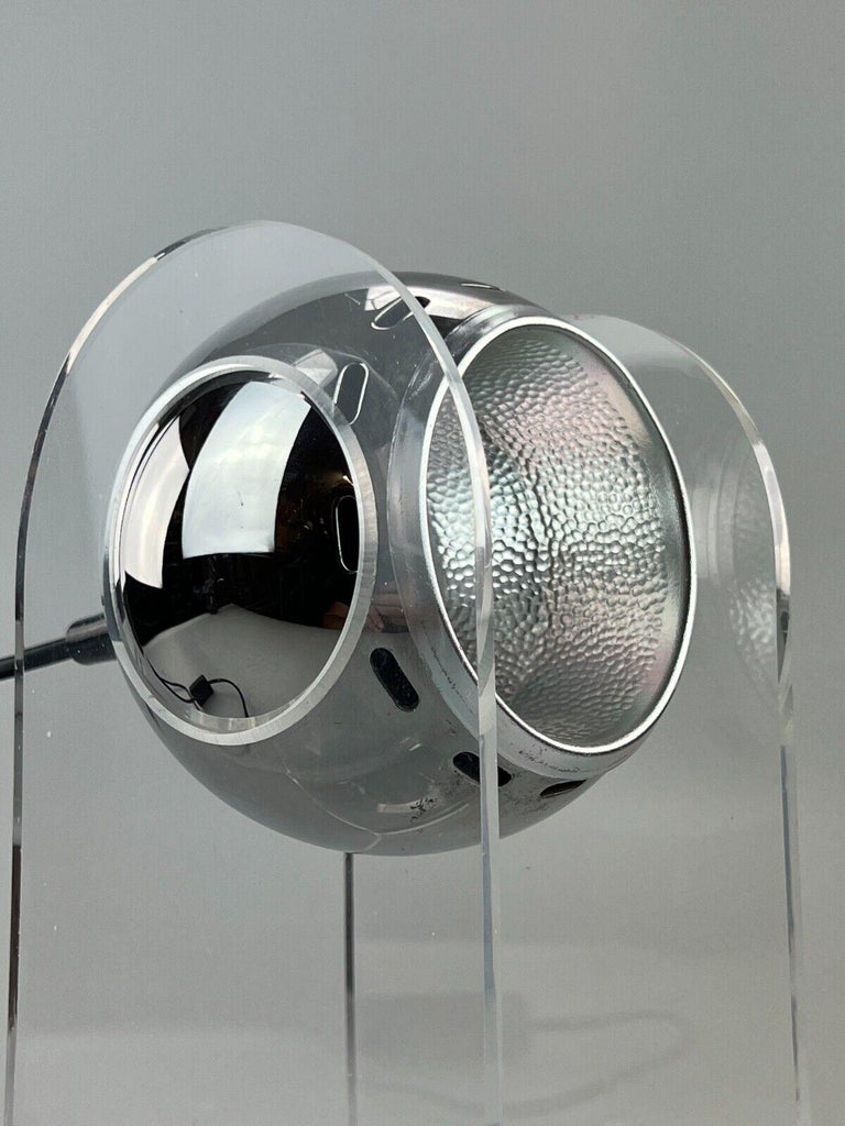 60s 70s Gino Sarfatti Model 540 Arteluce Table Lamp Chrome Acrylic ...