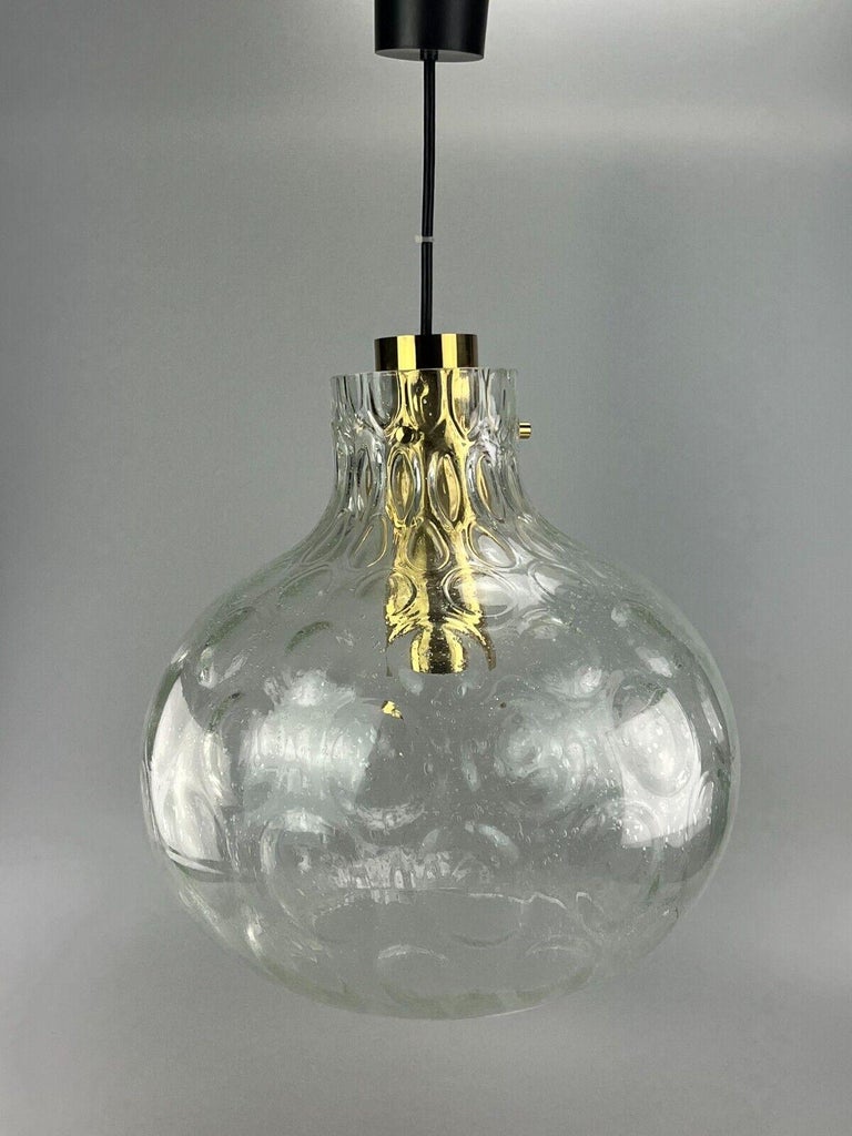 60s 70s lamp light ceiling lamp Limburg Germany glass space age design ...
