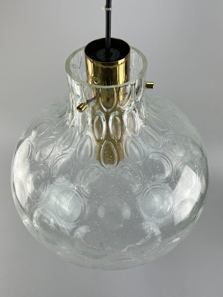 60s 70s lamp light ceiling lamp Limburg Germany glass space age design ...