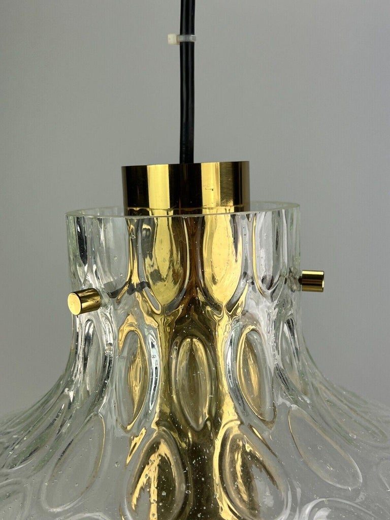 60s 70s lamp light ceiling lamp Limburg Germany glass space age design ...