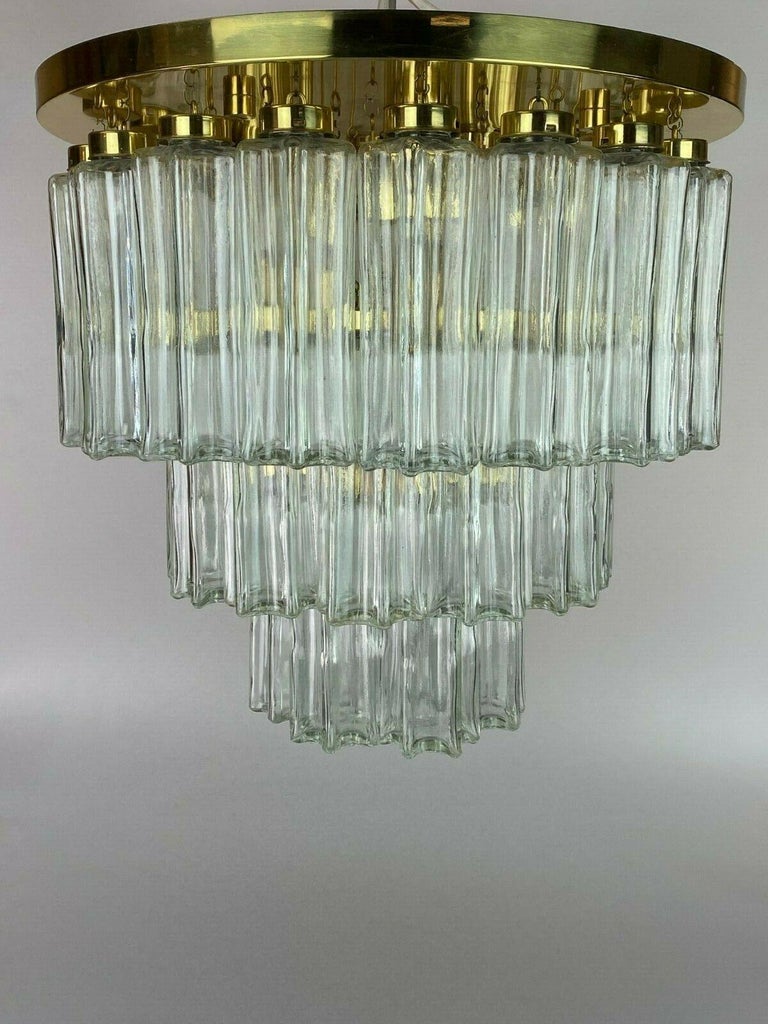 60s 70s Lamp Light Ceiling Lamp Limburg Glass Chandelier Design For ...