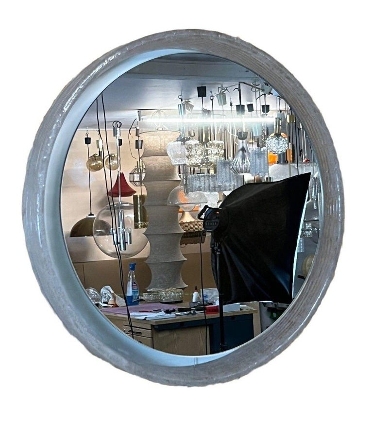 60s 70s Mirror Wall Mirror Hillebrand Acrylic Space Age Design For Sale ...