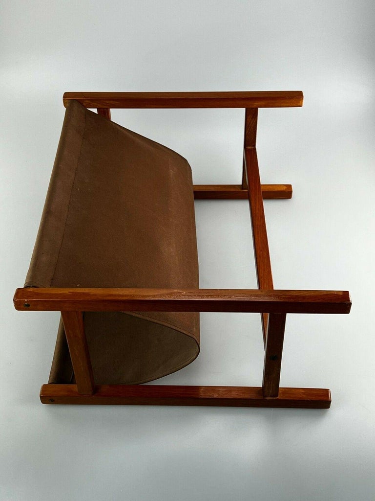 60s 70s Newspaper Holder Newspaper Rack Teak Mid Century Design For ...