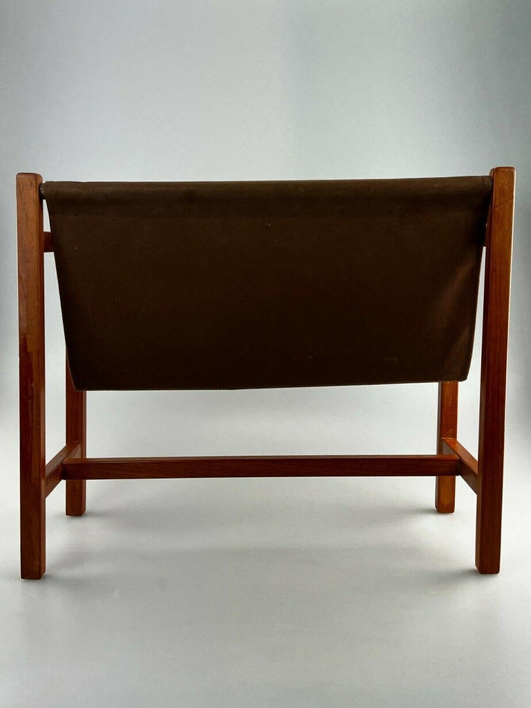 60s 70s Newspaper Holder Newspaper Rack Teak Mid Century Design For ...