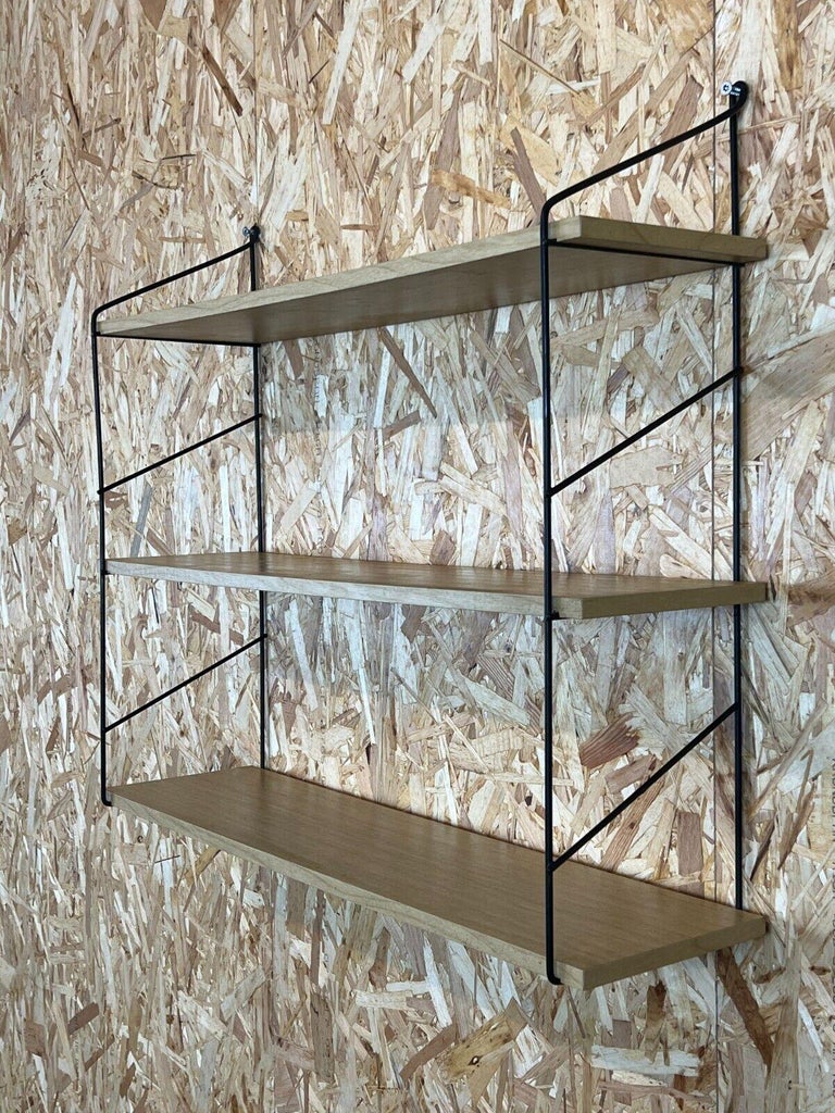 60s 70s Oak String Shelf Wall Shelf String Shelf Danish Design, Denmark ...