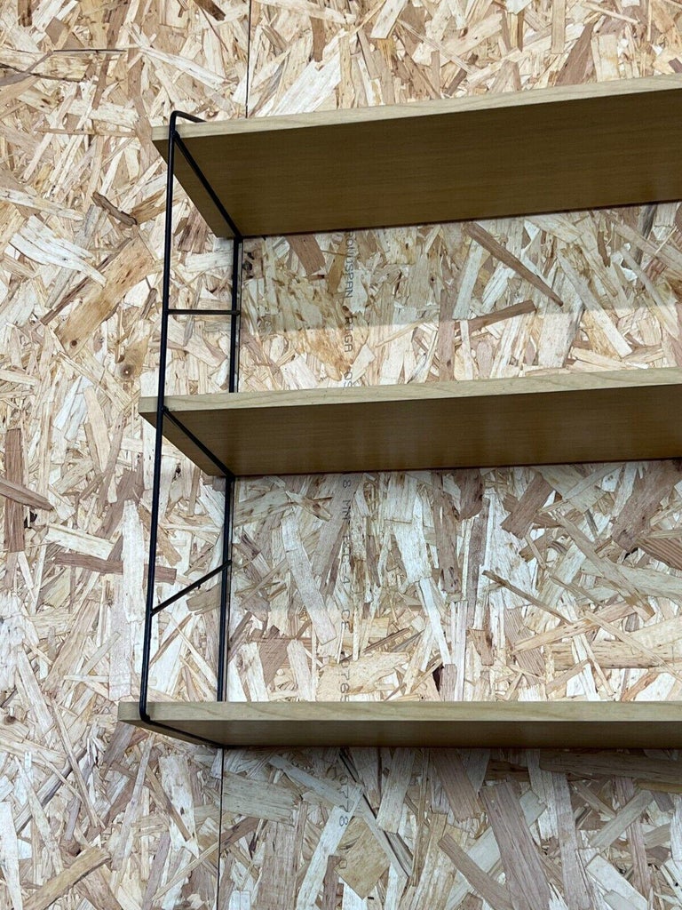 60s 70s Oak String Shelf Wall Shelf String Shelf Danish Design, Denmark ...