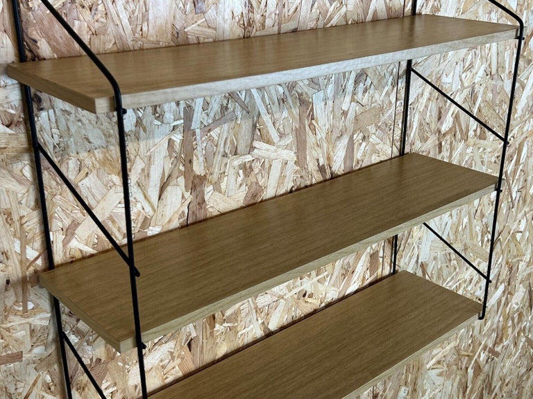 60s 70s Oak String Shelf Wall Shelf String Shelf Danish Design, Denmark ...