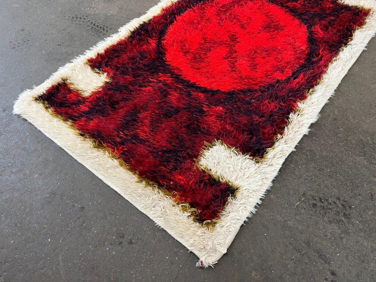 60s 70s Runner Rug Carpet Rug Space Age by Hojer Eksport Denmark Design ...