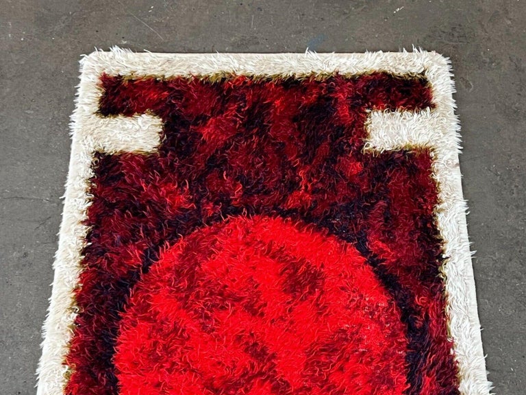 60s 70s Runner Rug Carpet Rug Space Age by Hojer Eksport Denmark Design ...