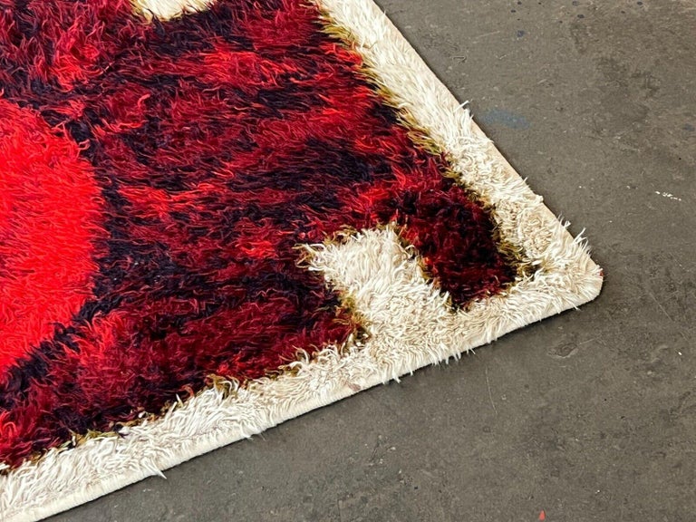 60s 70s Runner Rug Carpet Rug Space Age by Hojer Eksport Denmark Design ...
