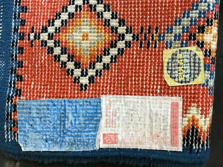 60s 70s Runner Rug Carpet Rug Space Age Flower Power Design For Sale at ...