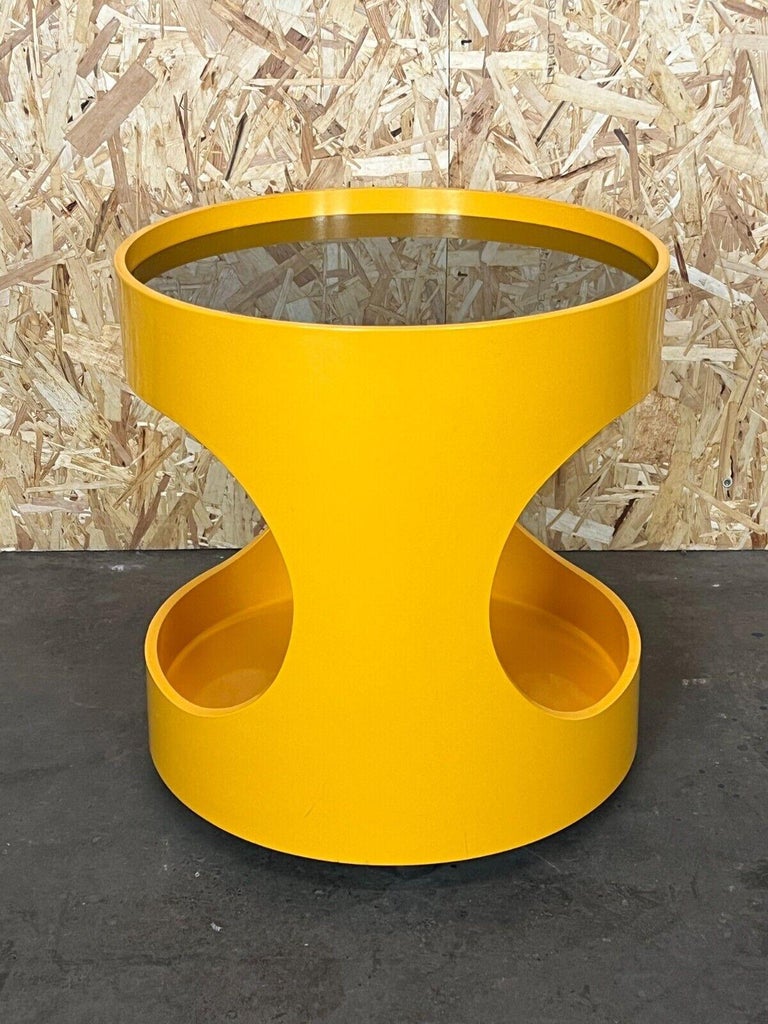 60s 70s Serving Trolley Side Table Opal Orange Space Age Design For ...