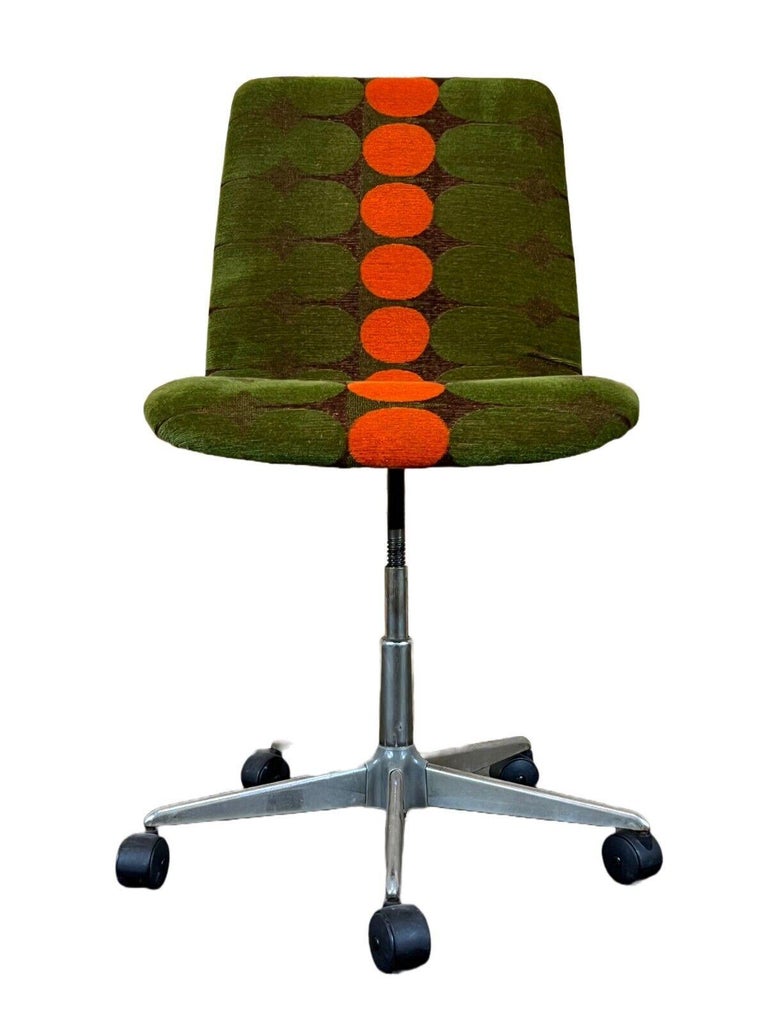 60s 70s Swivel Chair Dining Chair Upholstered Chair Mid Century Design ...