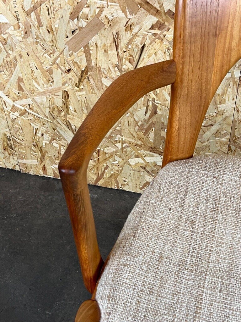 60s 70s Teak Armchair Desk Chair Niels Koefoeds Hornslet at 1stDibs
