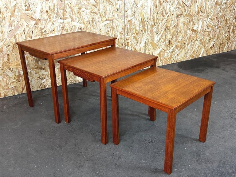 60s 70s Teak Nesting Tables Side Tables Danish Modern 60s For Sale at ...