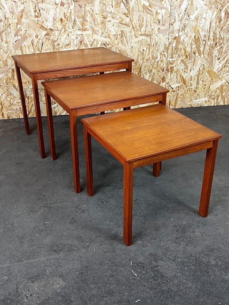 60s 70s Teak Nesting Tables Side Tables Danish Modern 60s For Sale at ...