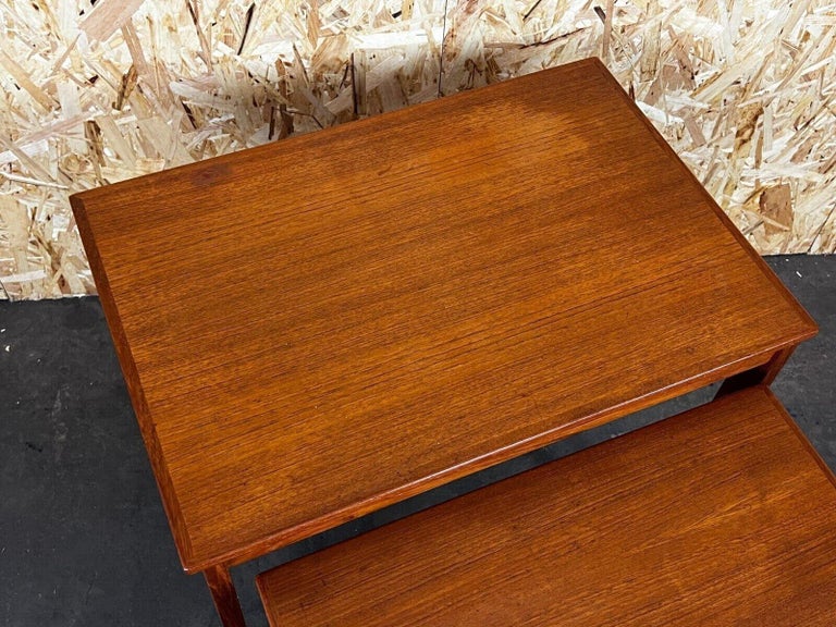60s 70s Teak Nesting Tables Side Tables Danish Modern 60s For Sale at ...