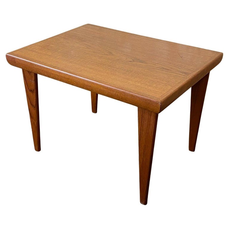 60s 70s Teak Side Table Trioh Side Table Danish Design Denmark For Sale ...